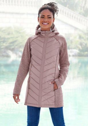 Vivance Steppjacke mit Strickfleece-&Auml;rmeln