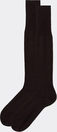 Calzedonia Lange Herrensocken Mit Fil Decosse Braun