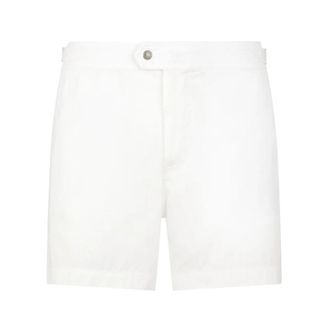 Tom Ford Compact Popeline Badeshorts - - Swimwear - Herren - Wei&szlig; - 2XL