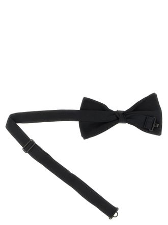 Valentino Garavani Silk Satin Bow Tie - Black