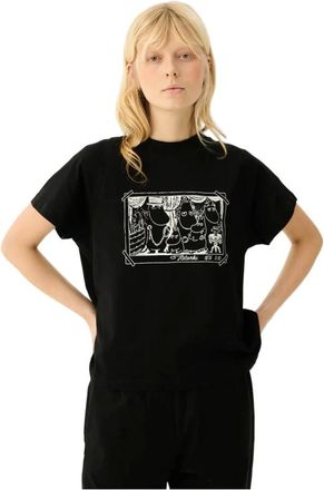 Rue De Tokyo Femme, Tops, Noir, Taille: 40 FR Moomin Family Cotton Jersey T-shirt