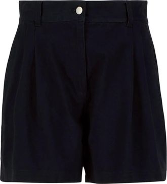 Barbour Femme, Shorts, Bleu, Taille: 36 FR Fern Pleated Shorts