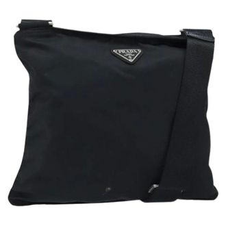 Prada Sac bandouli&egrave;re vintage en nylon Pre-owned - Femme - Pre-owned - Noir - Taille: ONE Size