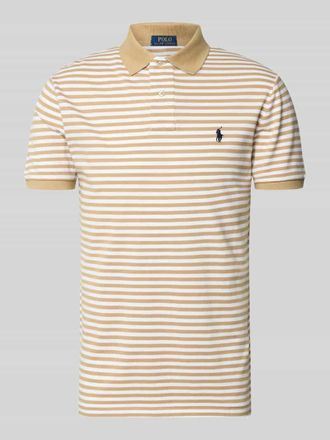 Polo Ralph Lauren Slim Fit Poloshirt aus reiner Baumwolle Modell YD MESH STRIPE POLO