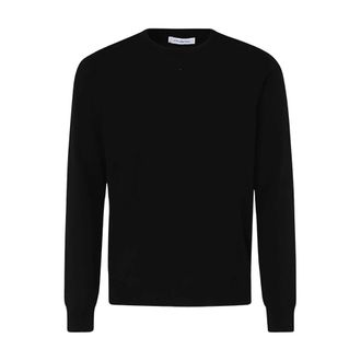 Malo Kaschmir Schwarzer Pullover Rundhals - - Knitwear - Herren - Schwarzk - 2XL