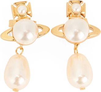 Vivienne Westwood Femme, Accessoires, Jaune, Taille: ONE Size Boucles doreilles Inass