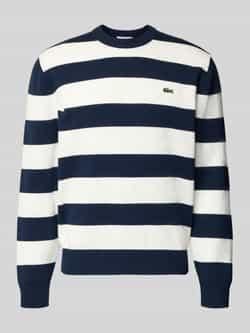 Lacoste Regular Fit Pullover aus reiner Baumwolle
