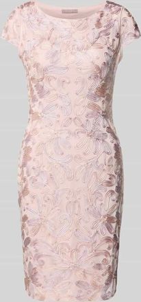 Christian Berg Cocktail Knielanges Cocktailkleid mit Kapp&auml;rmeln