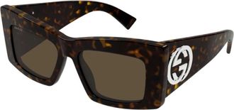 Gucci Butterfly Sonnenbrille - - Accessories - unisex - Braun - 53 MM