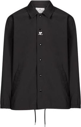 Courr&egrave;ges Veste droite &agrave; col classique