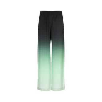 Casablanca Gradient Ping Pong Jacquard Hose - - Trousers - Damen - Schwarzk - XS