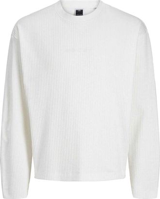 Jack & Jones Jack And Jones - Pullover f&uuml;r Herren, gerippt, leger (Wolken Tanzer)