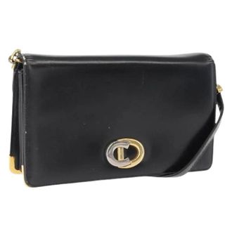 Dior Pre-owned Vintage Leder Schultertasche - - Pre-owned - Damen - Schwarzk - ONE SIZE