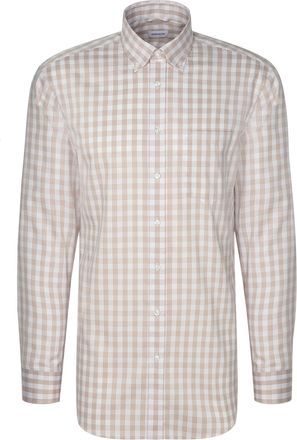 Seidensticker Herren Business Hemd - Regular Fit - Bügelfrei - Button-Down-Kragen - Langarm - 100% Baumwolle