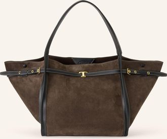 Tod's Tods Shopper T Signature Medium braun