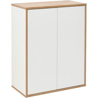 Fackelmann Finn Doppel-Midischrank 60cm - Wei&szlig; matt - Fackelmann