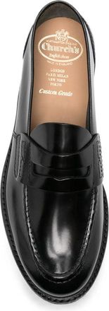Churchs Polished Leather Loafers - Black