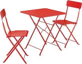 IKEA SUNDSÖ Tisch und 2 Klappstühle