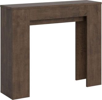 Itamoby Ausziehbare Konsole 90x25/181 cm Slick Walnut