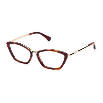 Max Mara unisex, Accessoires, Brun, Taille: 54 MM Lunettes de soleil rondes en m&eacute;tal