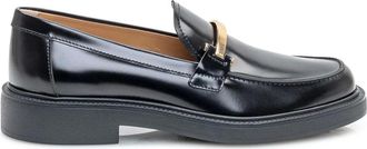 Tod's Femme, Chaussures, Noir, Taille: 40 EU Mocassins en cuir