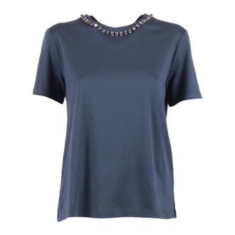 Max Mara T-shirt Bingo - - Tops - Damen - Blau - S