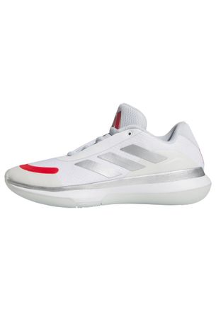 adidas Unisex BB Legends Low Basketball-Schuhe, FTWR White/Halo Blue/Pure Ruby, 44 2/3 EU