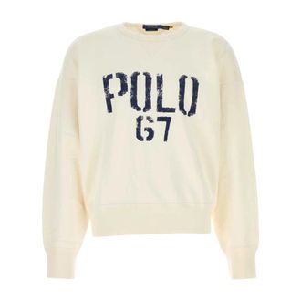 Polo Ralph Lauren Cotton Blend Sweatshirt - - Sweatshirts & Hoodies - Herren - Wei&szlig; - M