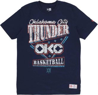 New Era NBA CE Tee Oklthu - - Tops - Herren - Blau - XL