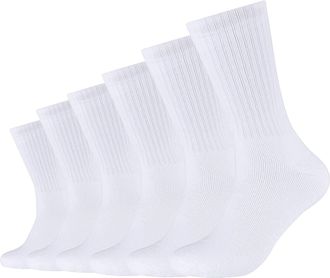 s.Oliver Unisex Tennissocken 6er Pack 43/46 white