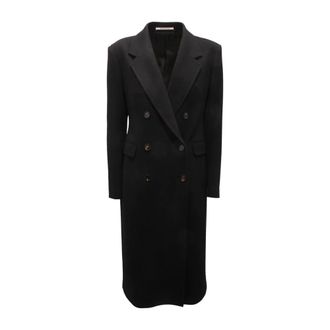 Tagliatore C-Meryl Zweireihiger Mantel - - Coats - Damen - Schwarzk - M