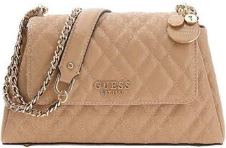 Guess sac à épaule bandoulière Isemay Convertible Xbody Flap Bag Pale Mocha taupe