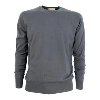 Cashmere Company Maglia Girocollo 338 - - Knitwear - Herren - Grau - L