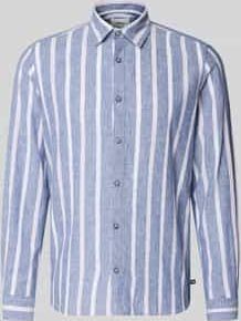 s.Oliver Red Label Regular Fit Freizeithemd aus Leinen-Baumwoll-Mix