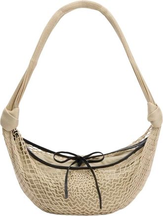 Christophe Lemaire Femme, Sacs, Beige, Taille: ONE Size Croissant Filt Bag