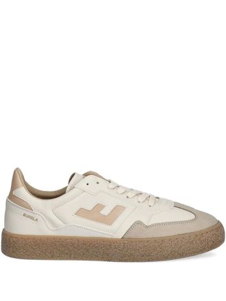 Flamingos baskets en cuir à détail de logo - Tons neutres