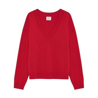 Anine Bing Lee Pullover A-09-3280 - - Knitwear - Damen - Rot - XS