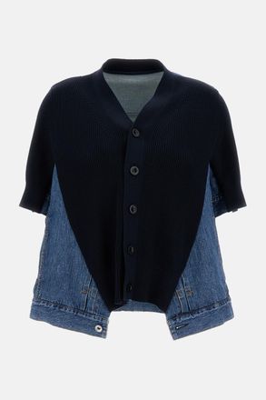 sacai Jeans-cardigan