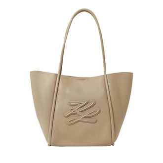 Karl Lagerfeld Shopper - MEDIUM K/AUTOGRAPH - Gr. unisize - in Beige - f&uuml;r Damen
