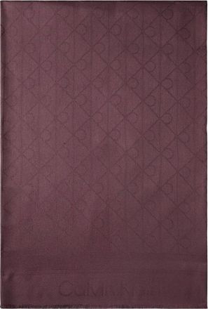 Calvin Klein unisex, Accessoires, Rouge, Taille: ONE Size Soft Tonal Logo Scarf