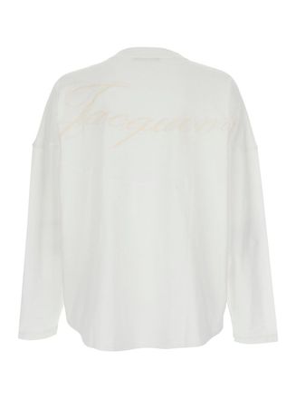Jacquemus Mens T-Shirt Le Atelier White Cotton T-Shirts And Polos