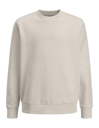 Jack & Jones Crew Neck Jjjin Sweat &agrave; col Rond JNR, Beige Clair, 176 Homme
