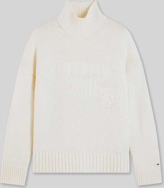 Tommy Hilfiger Turtleneck aus Wolle mit Logo Stickerei