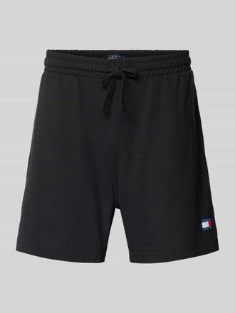Tommy Jeans Regular Fit Sweatshorts aus Baumwoll-Mix