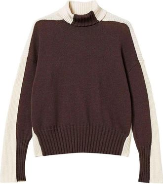 Twinset Rundhalspullover - Creme