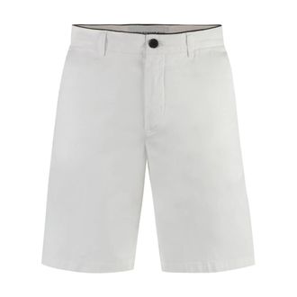 Department Five Flat Front Cotton Twill Shorts - - Shorts - Herren - Wei&szlig; - W31