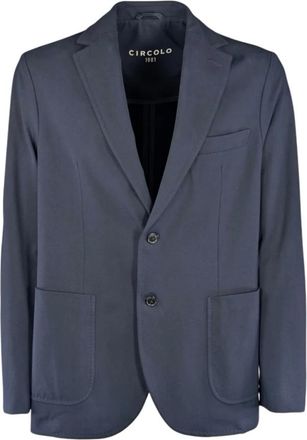 Circolo 1901 Homme, Vestes, Bleu, Taille: 4XL Blazer Stretch