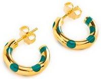 Aur&eacute;lie Bidermann Boucles doreille Positano Pois