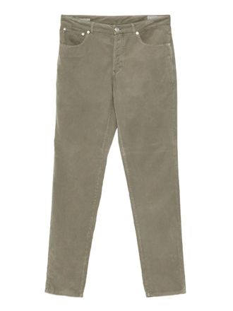 Brunello Cucinelli Cordhose im Five-Pocket-Design - Grün