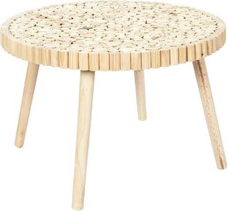 The Home Deco Factory HD5206 - Couchtisch aus Holz, D60 cm - Wohnzimmer, Esszimmer